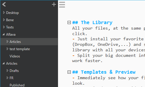 SmartDown II : The new windows markdown editor - Aflava